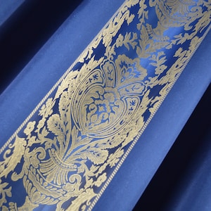 Luxury Gold Design Modern Drapes. Custom Gold Drapes, Curtains, Panels ...