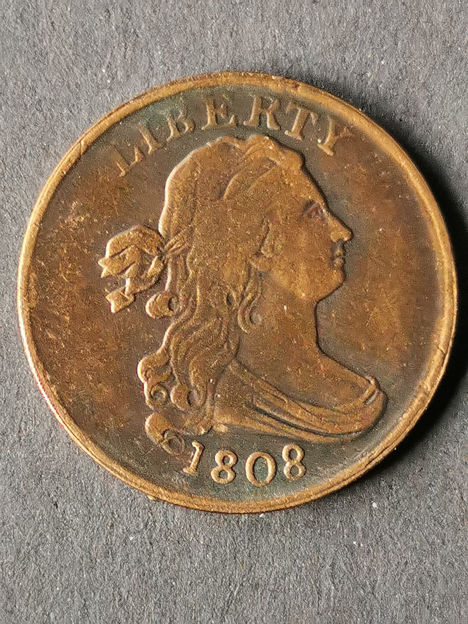 1/2 Cent Half Cent 1808 USA America Commemorative Coin - Etsy