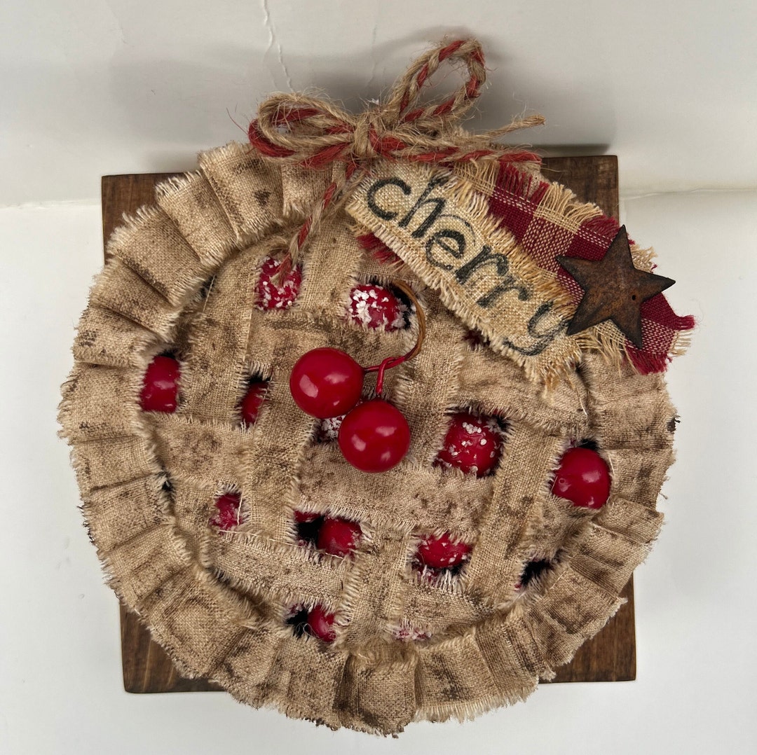 Faux Cherry Pie - Etsy