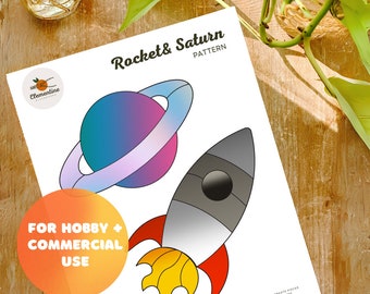 Saturn Stained Glass Pattern - Etsy