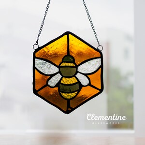 Honeybee Stained Glass Pattern // DIGITAL DOWNLOAD - Etsy