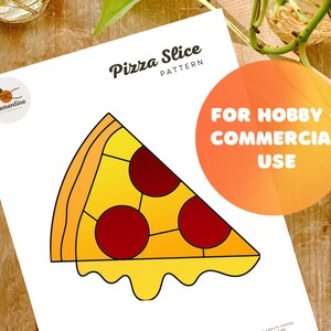Pizza Slice Stained Glass Pattern // Digital Download - Etsy