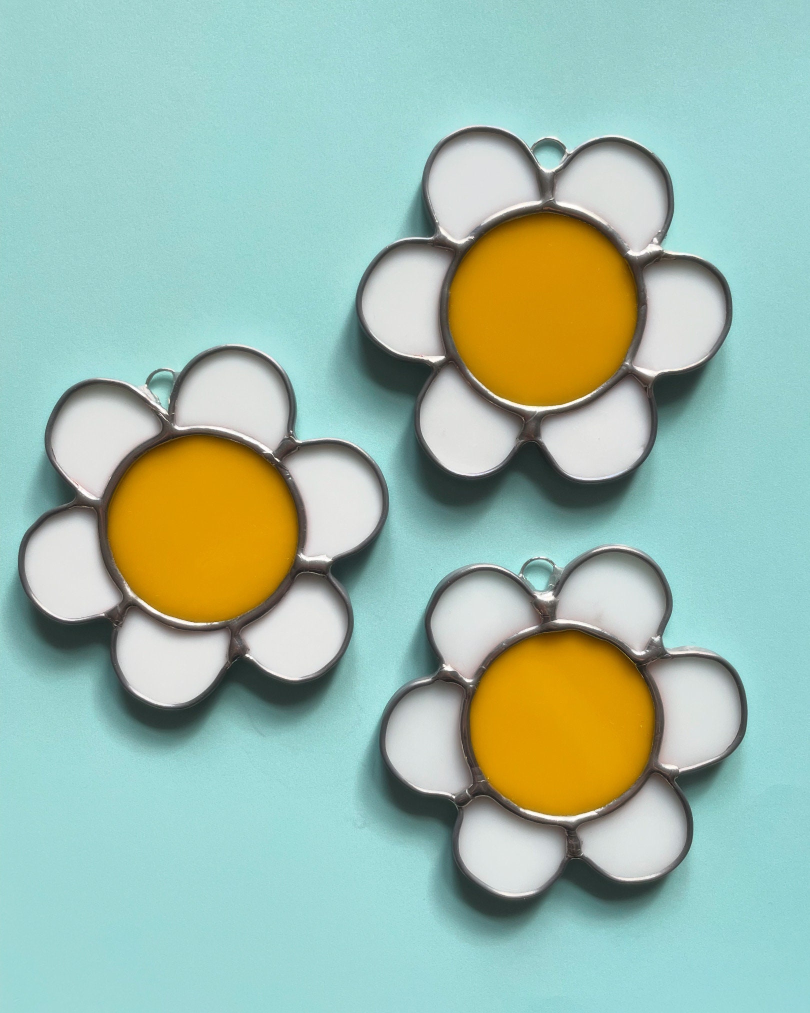 Stained Glass Pattern // DIGITAL DOWNLOAD - Daisy Flower - Etsy