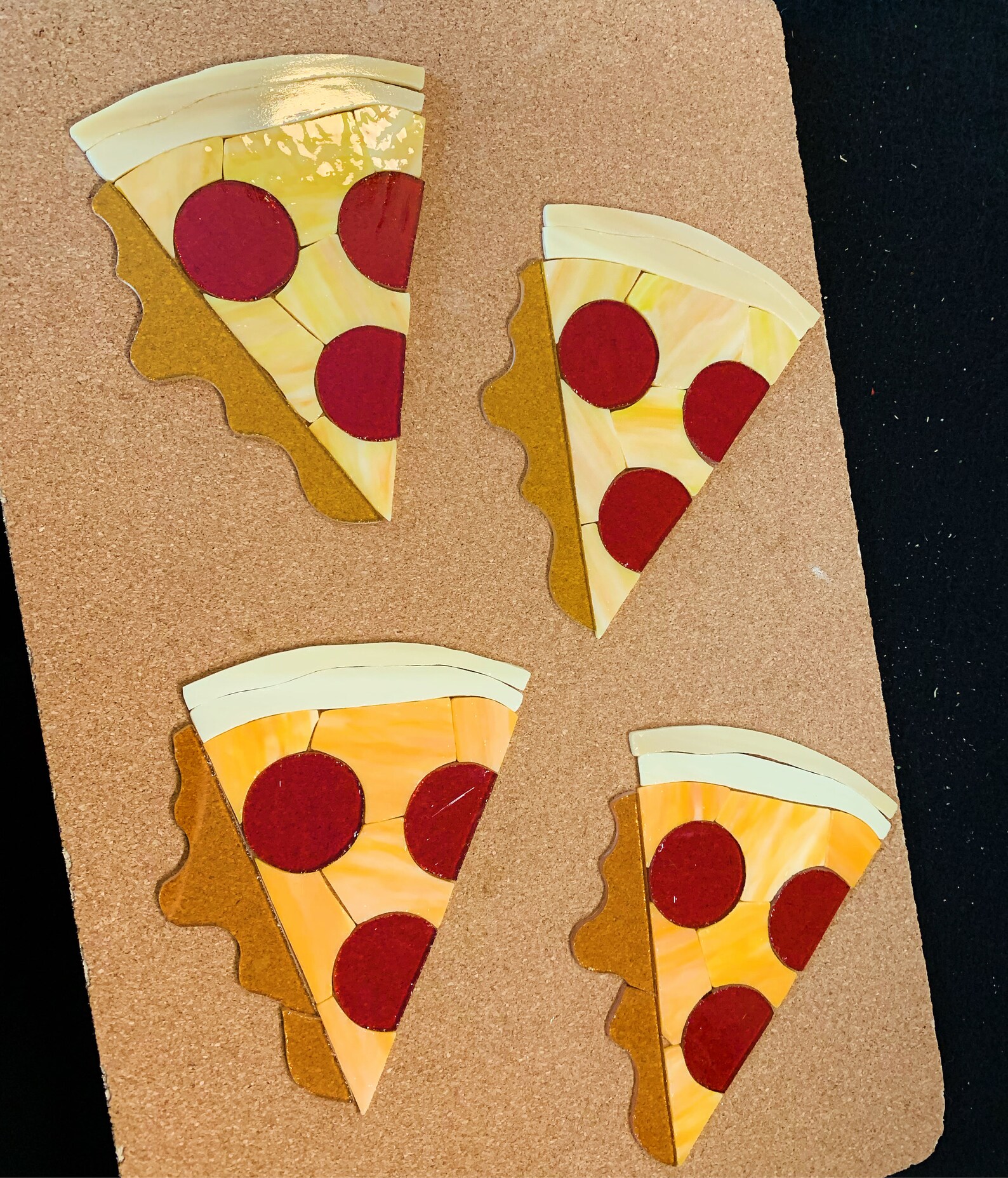 Pizza Slice Stained Glass Pattern // DIGITAL DOWNLOAD - Etsy