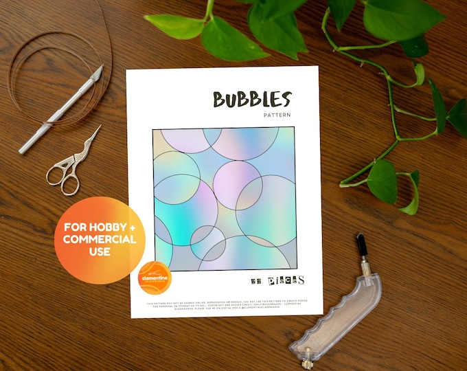 2 Versions Suds Stained Glass Pattern PDF Digital File/easier Pattern ...