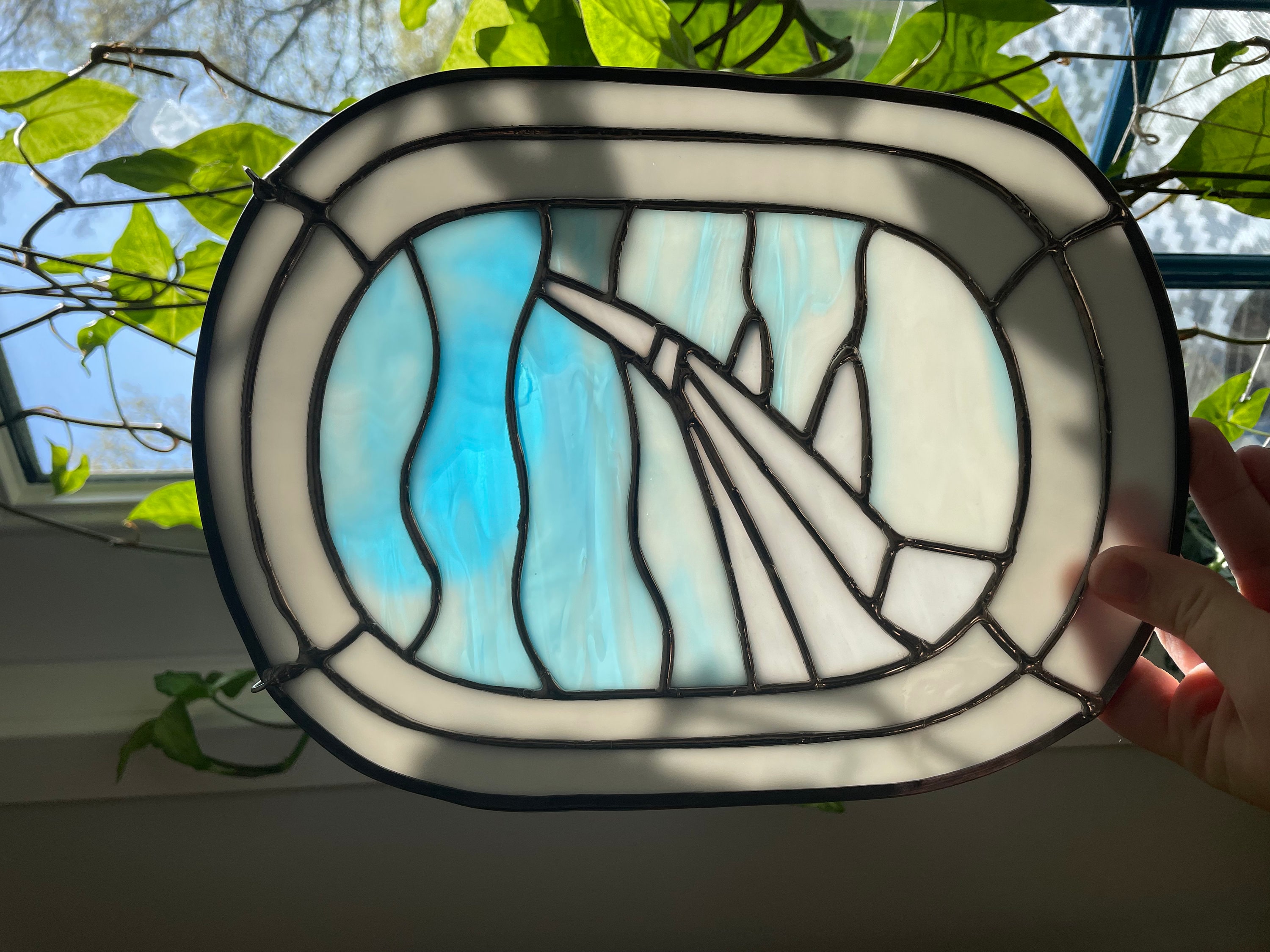 Stained Glass Pattern // DIGITAL DOWNLOAD - Plane Window - Etsy