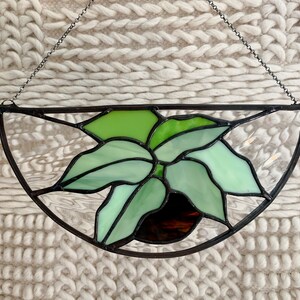 Stained Glass Pattern // DIGITAL DOWNLOAD - Pothos Plant - Etsy