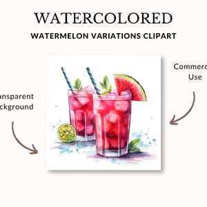 Watermelon Clipart Watermelon Digital Print Fruit Clipart Digital Art ...