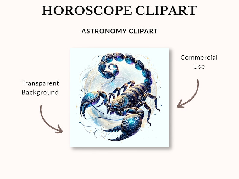 Zodiac Clipart, Horoscope Clipart, Zodiac Signs Design, Celestial ...