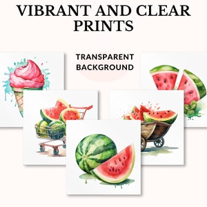 Watermelon Clipart Watermelon Digital Print Fruit Clipart Digital Art ...