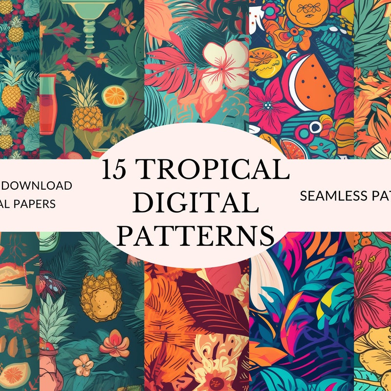 Tropical Pattern - Etsy