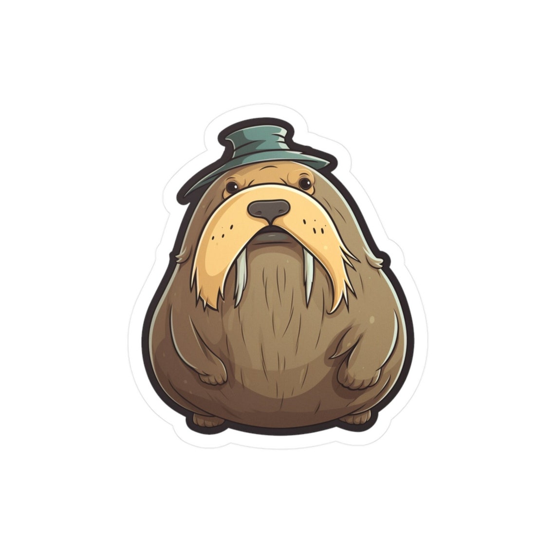 Walrus Sticker Walrus Clipart Animal Clipart Cute Animal Stickers ...