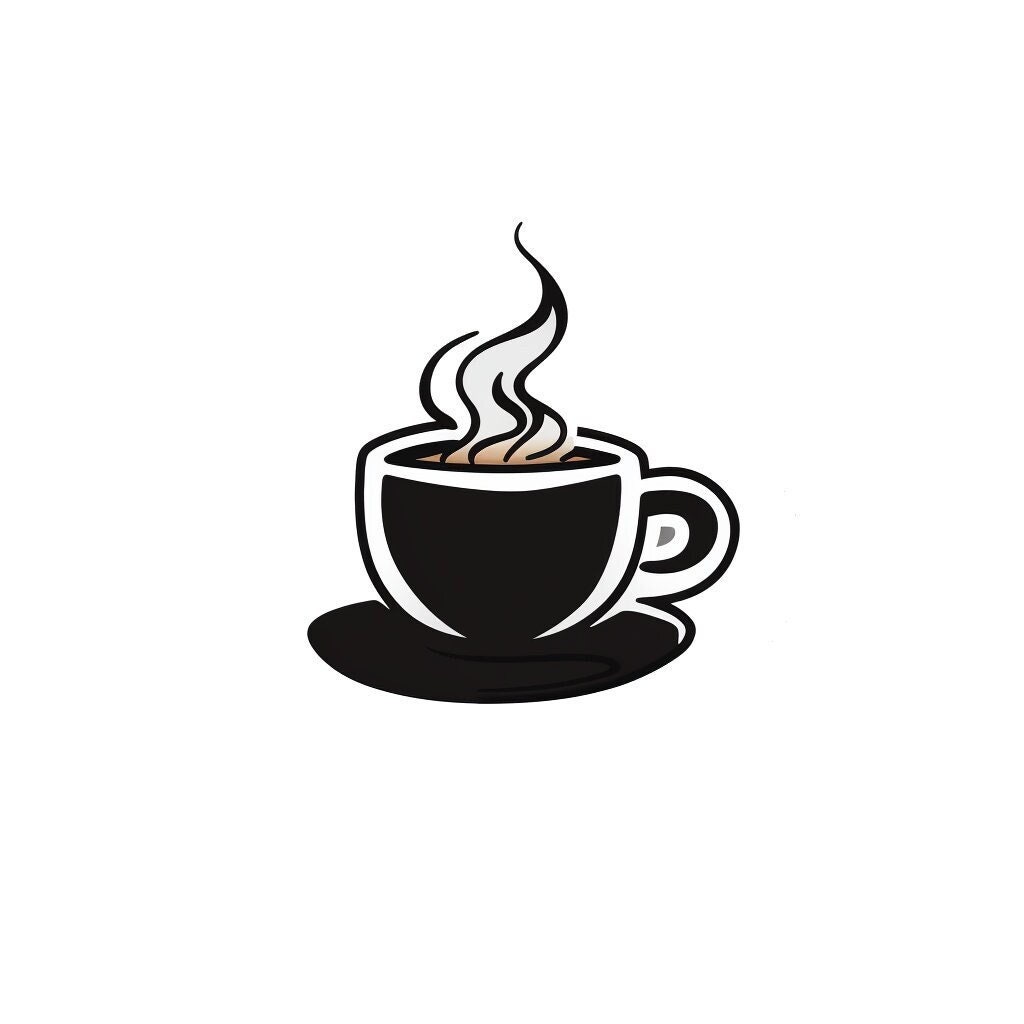 Coffee Sticker Coffee Mug Sticker Coffee Laptop Sticker Coffee Clipart ...