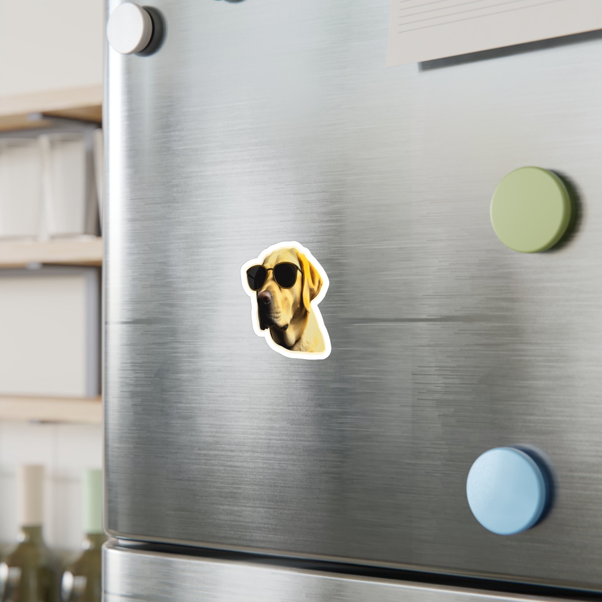 Yellow Lab Sticker Dog Clipart Sunglasses Sticker Cute Dog Stickers ...