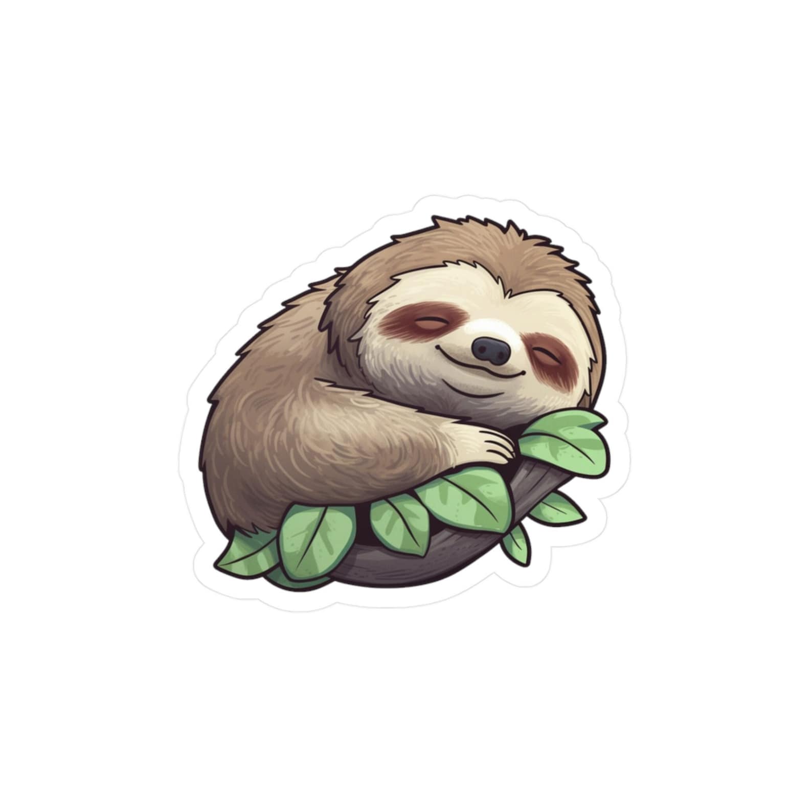 Sloth Sticker Sloth Clipart Animal Clipart Cute Animal Stickers Cute ...