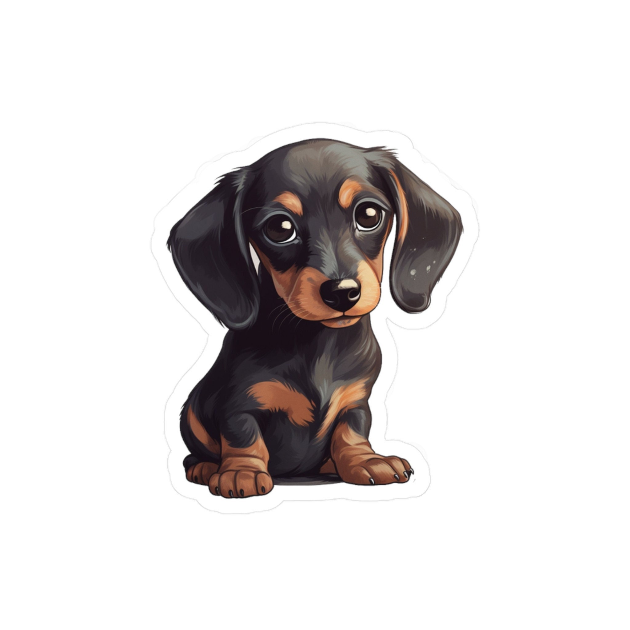 Dachshund Sticker Dachshund Clipart Animal Clipart Cute Animal Stickers ...