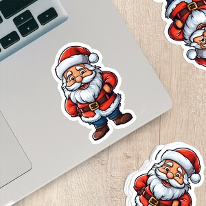 Santa Claus Vinyl Sticker - Bring the Magic of Christmas Anywhere - Etsy