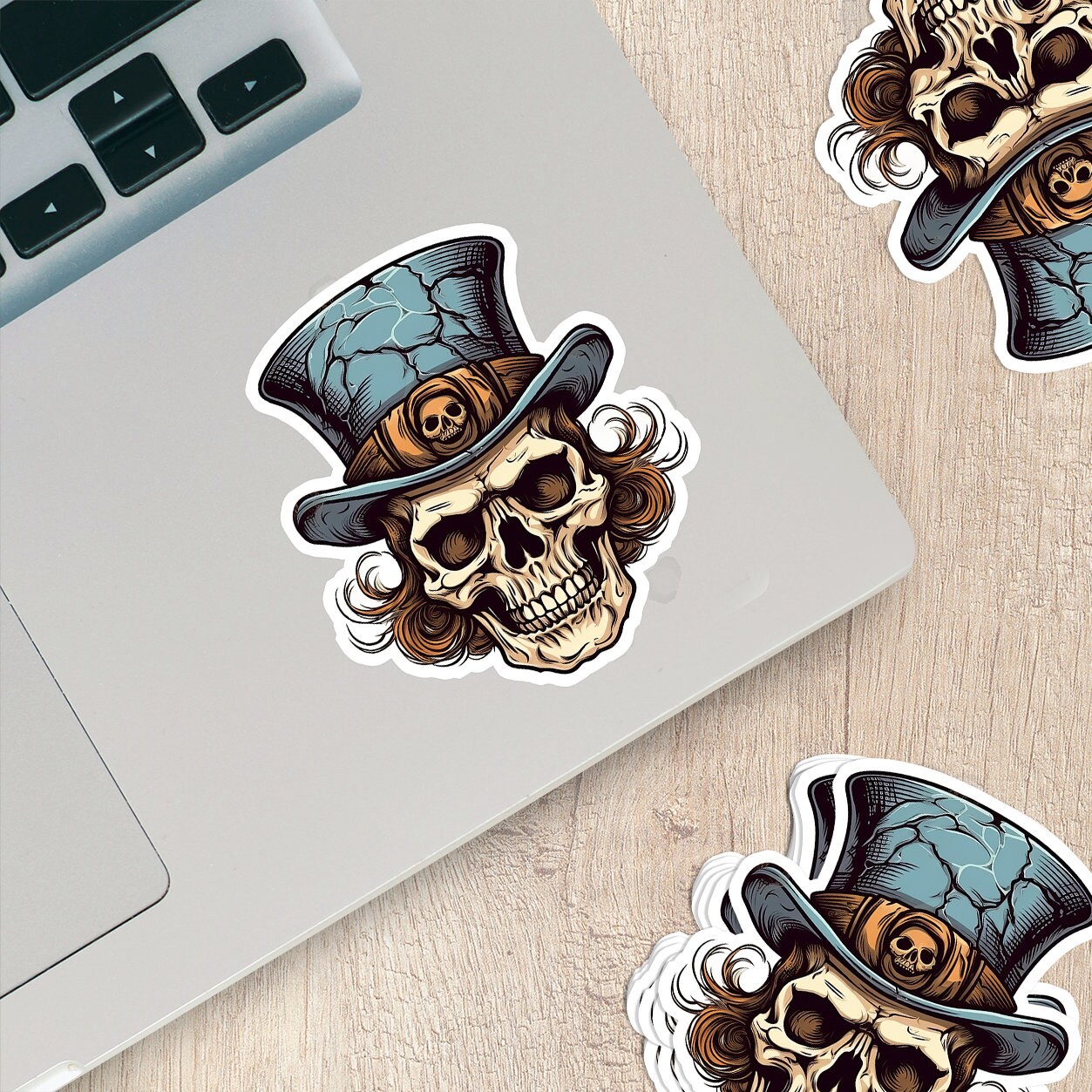 Skull Vinyl Sticker A Bold Statement of Intrigue - Etsy