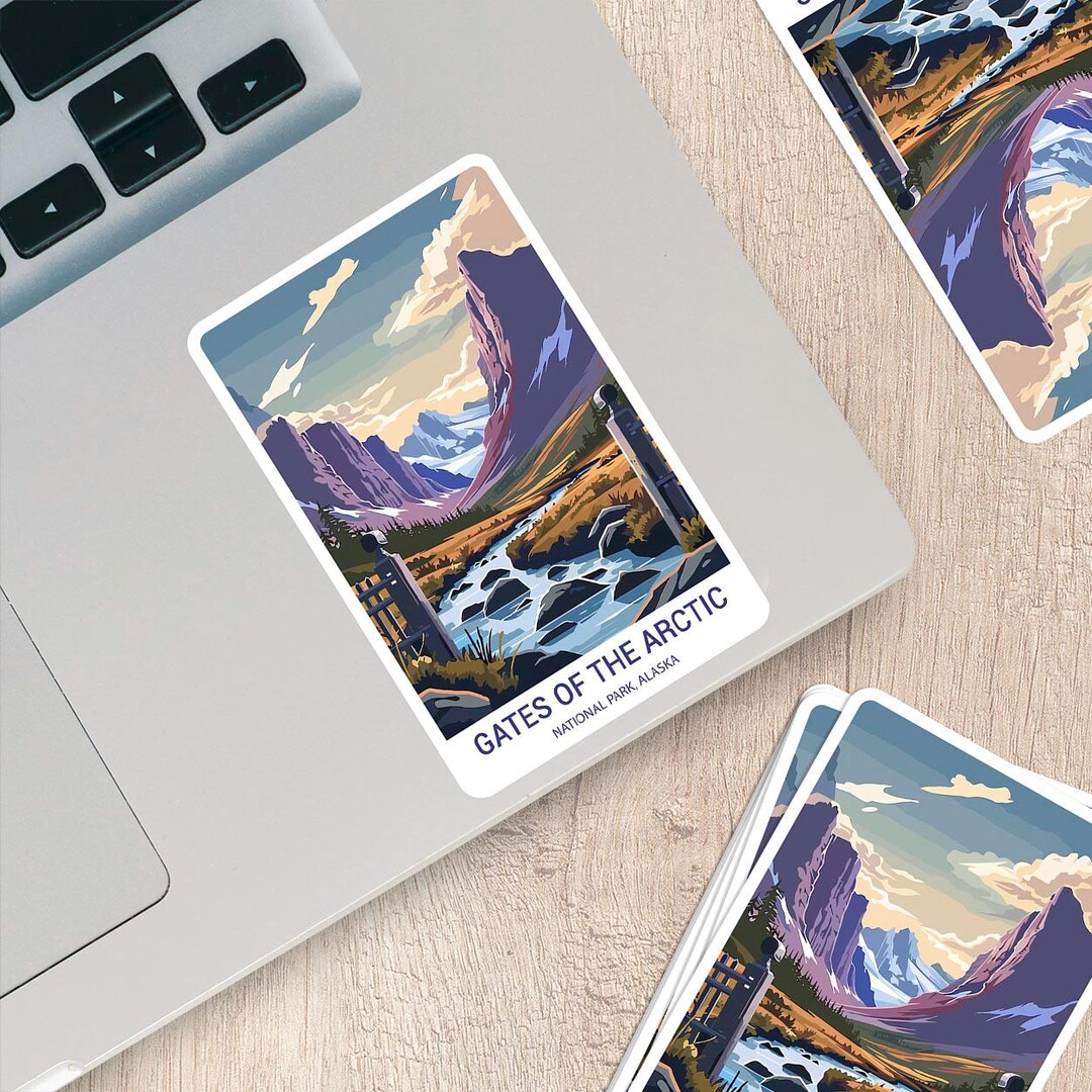 Gates of the Arctic National Park Sticker – Durable Vinyl Sticker - Etsy