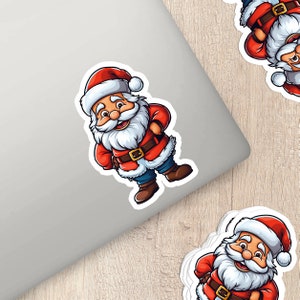 Santa Claus Vinyl Sticker - Bring the Magic of Christmas Anywhere - Etsy