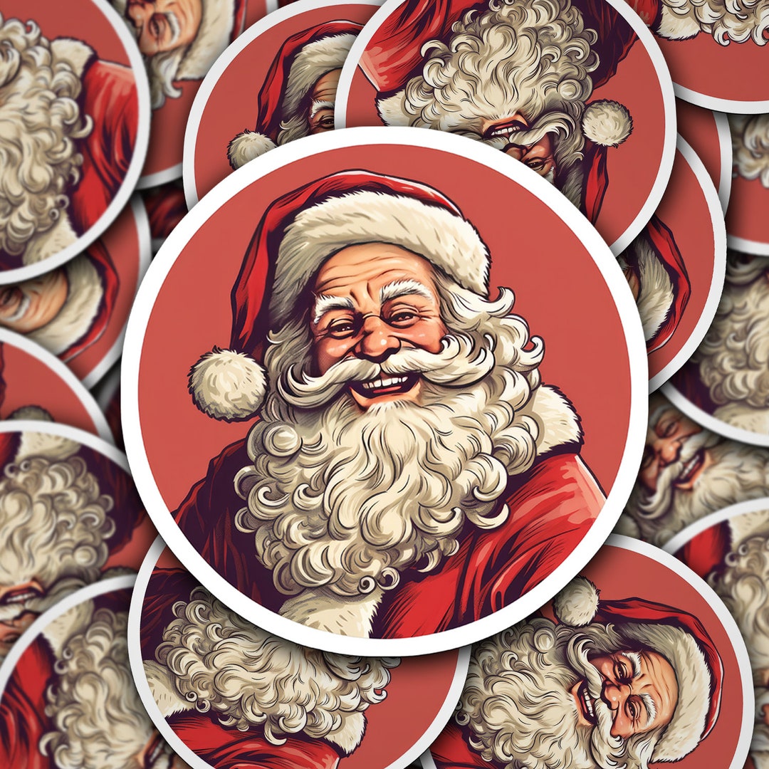 Santa Claus Vinyl Sticker Bring the Magic of Christmas Anywhere - Etsy