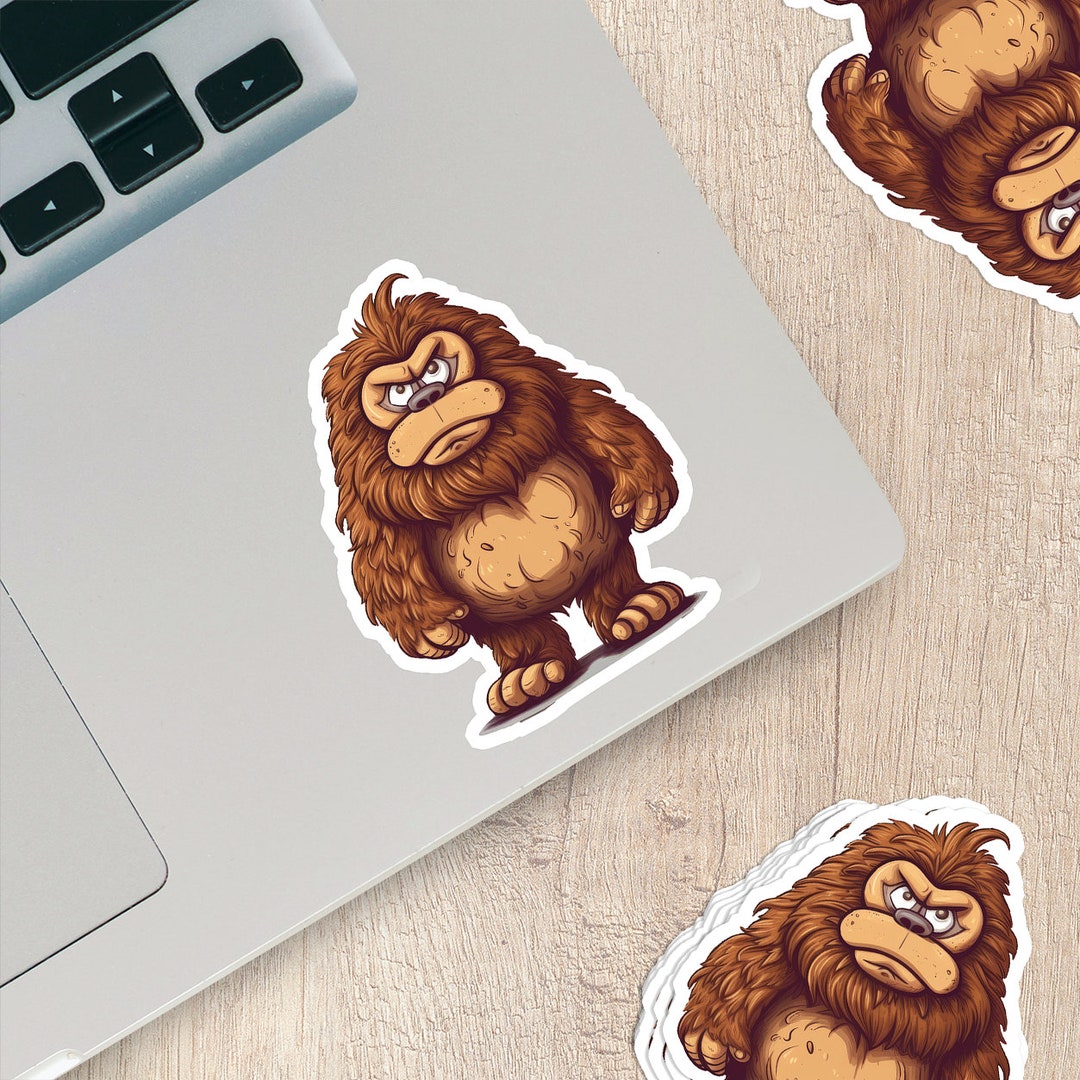 Bigfoot Vinyl Sticker - Embrace the Mystery of the Forest Legend - Etsy