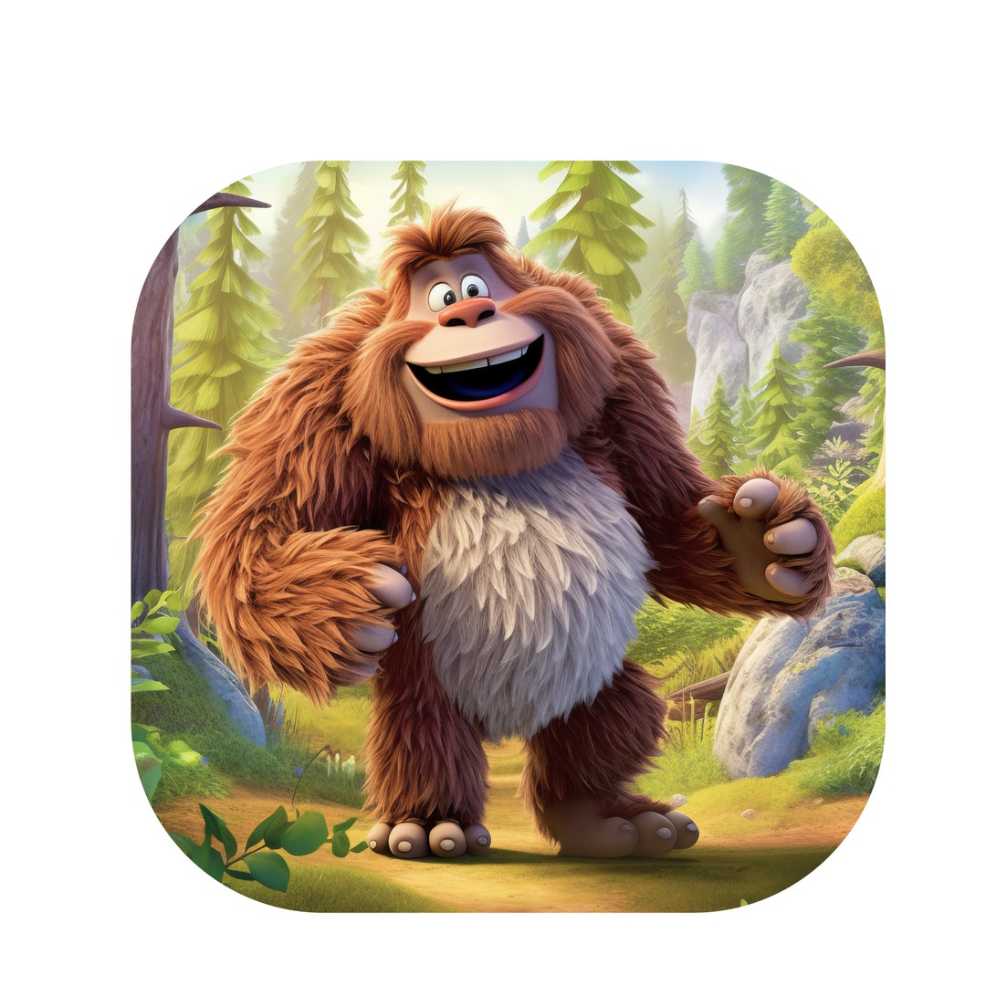 Adorable Bigfoot Vinyl Sticker - Add a Touch of Cryptid Charm! - Etsy