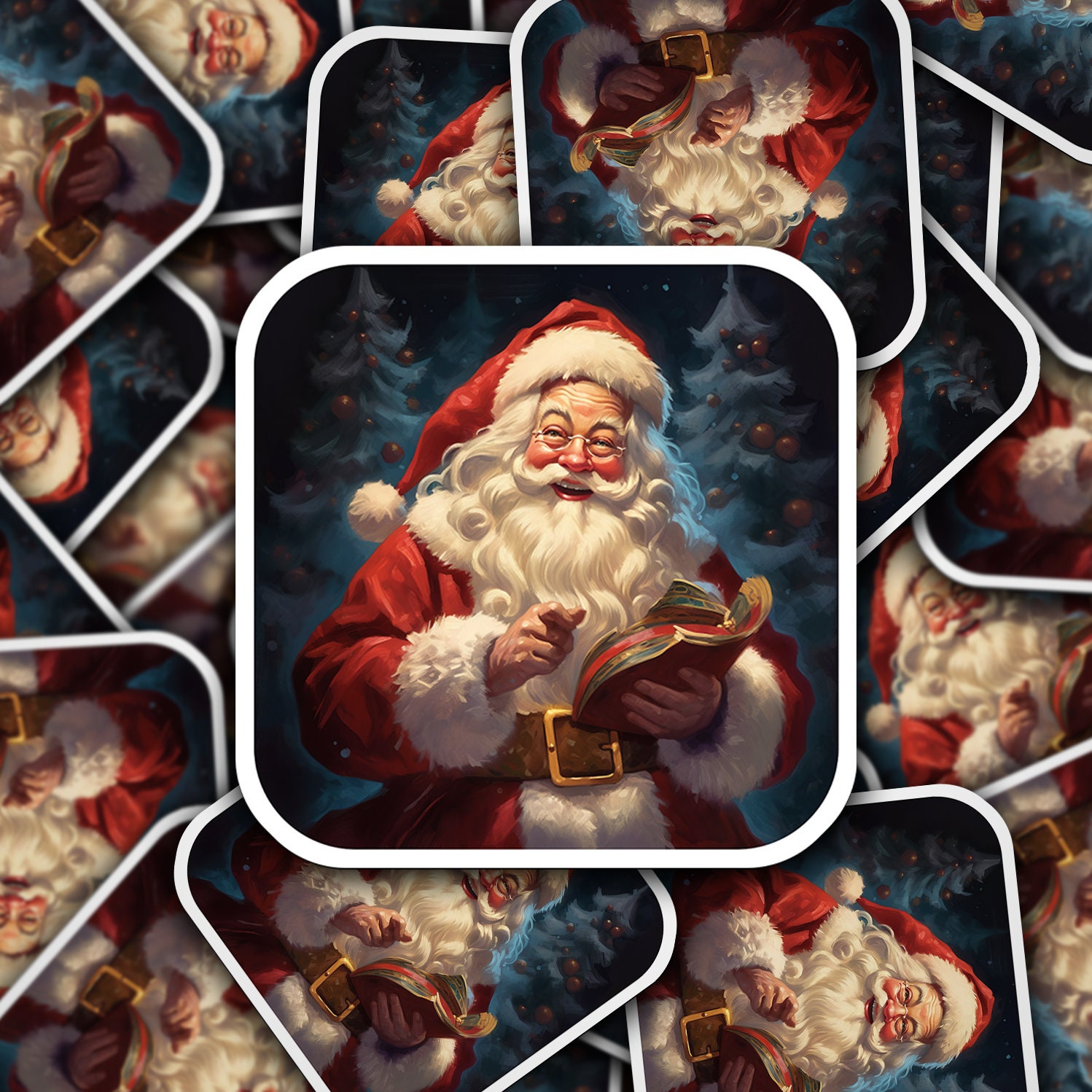 Santa Claus Vinyl Sticker Bring the Magic of Christmas - Etsy