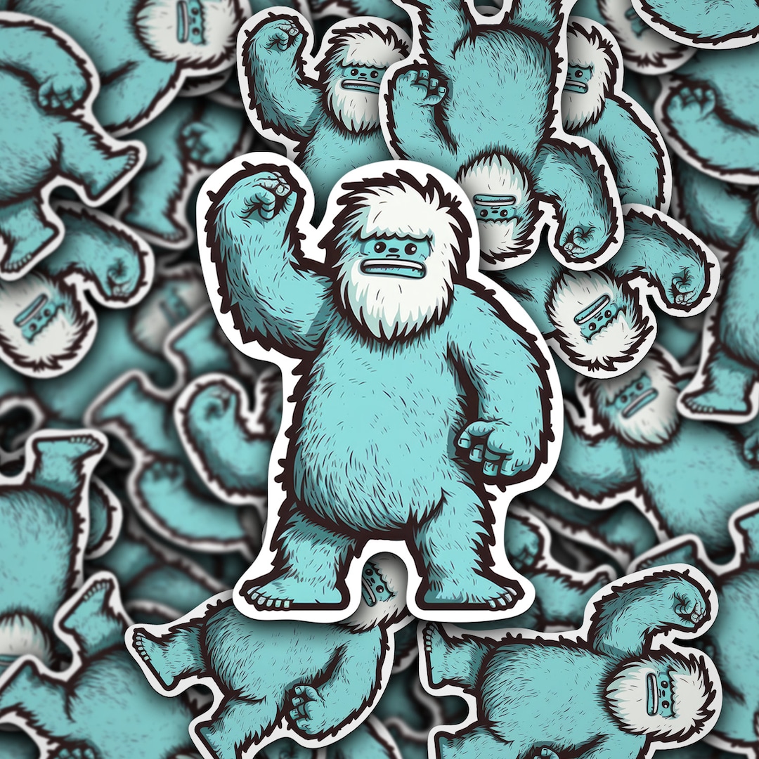 Yeti Vinyl Sticker - Etsy