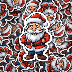 Santa Claus Vinyl Sticker - Bring the Magic of Christmas Anywhere - Etsy
