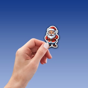 Santa Claus Vinyl Sticker - Bring the Magic of Christmas Anywhere - Etsy