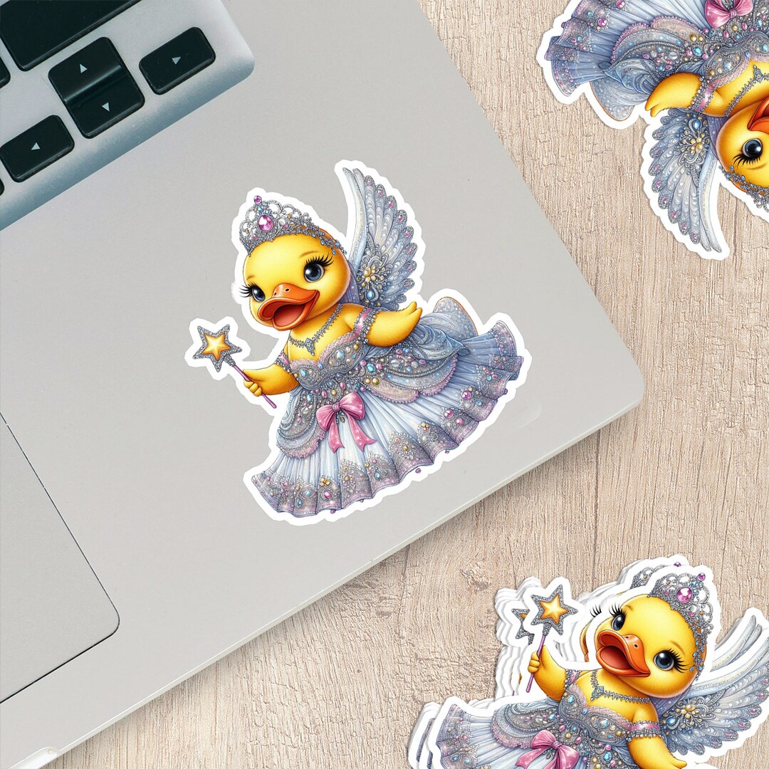 Princess Rubber Duck Vinyl Sticker - Etsy