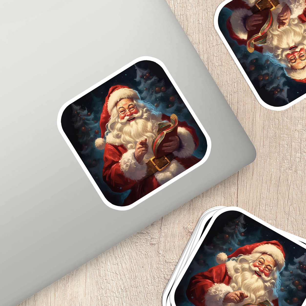 Santa Claus Vinyl Sticker Bring the Magic of Christmas - Etsy