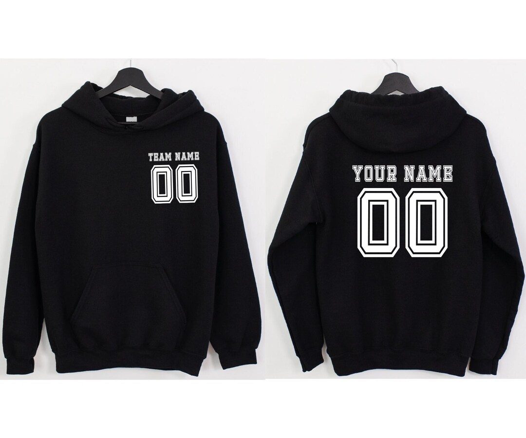 CUSTOMIZED Sports Sweatshirts - Hoodie (name & Number), Sports Team ...