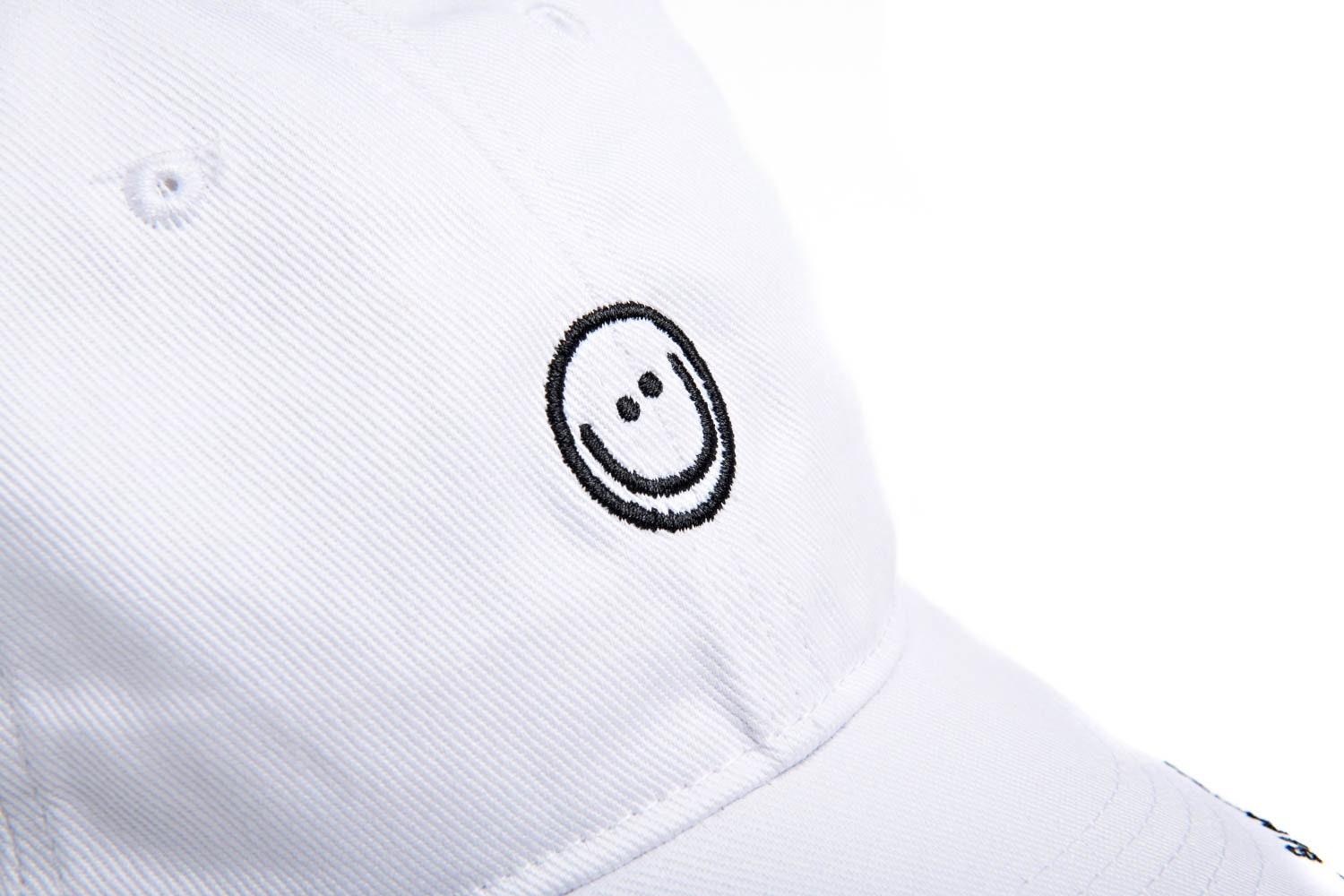 Embroidered Smiley Face Baseball Hat, Happy Face Dad Cap, Cute Sayings ...
