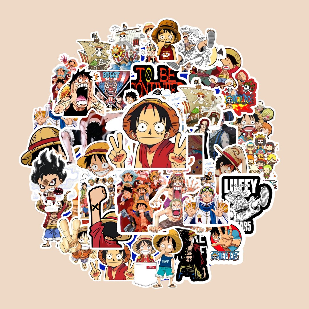 40 Pcs One Piece Sticker Pack, One Piece Japanese,journal Stationery ...