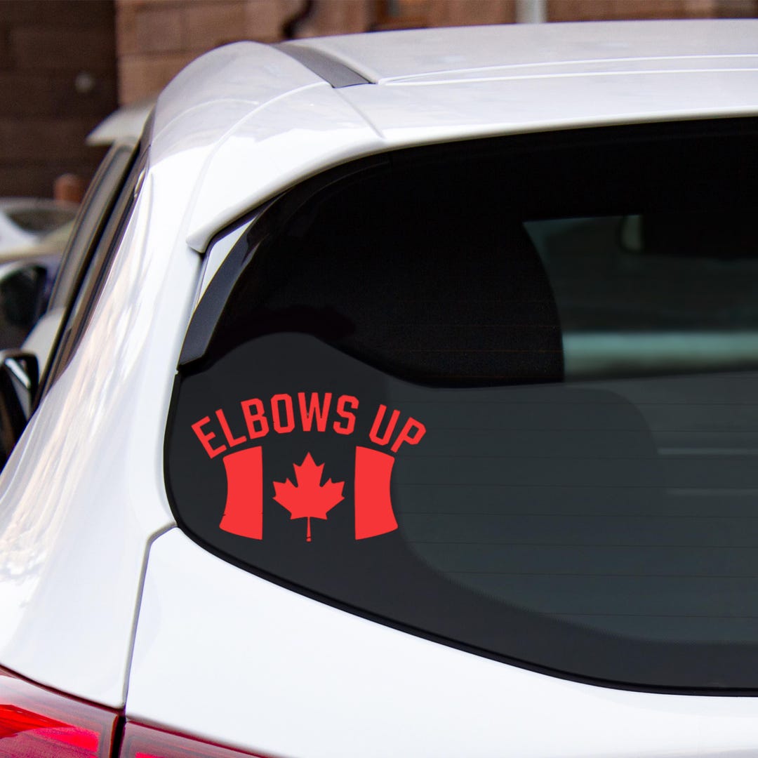 Elbows up Vinyl Decal | Waterproof Car Sticker | Support Local ...