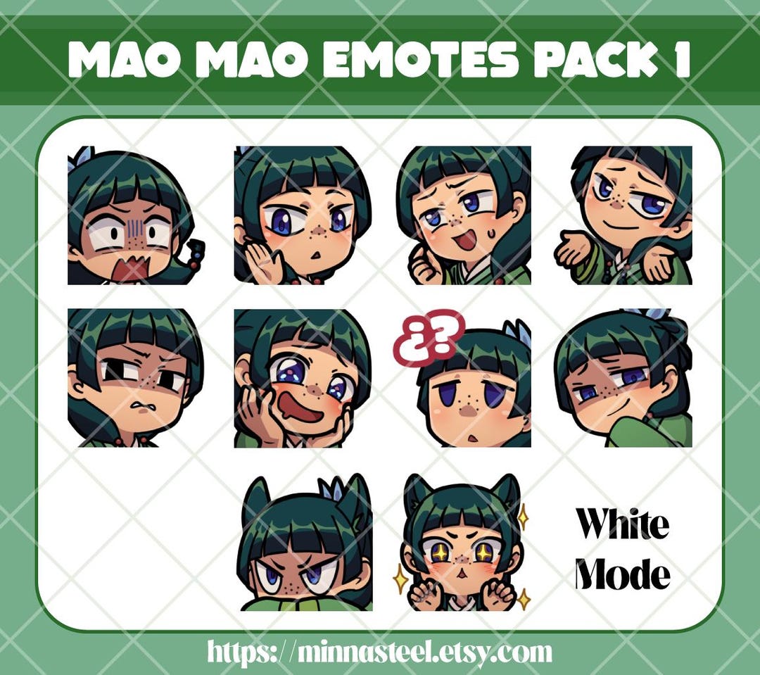 Twitch Emote Chibi Mao Mao- Pack 1 - Etsy