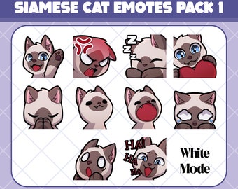 Twitch Emote Domestic Cat Chibi Pack 1 - Etsy