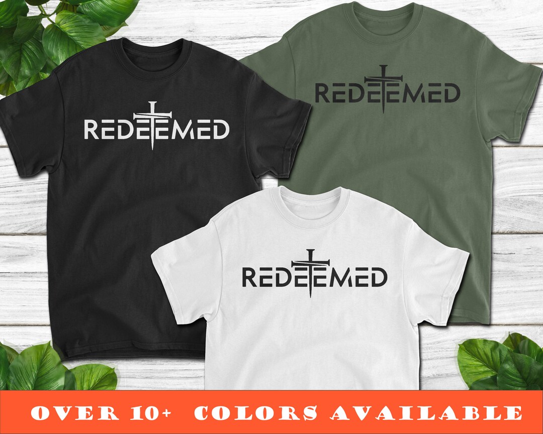 REDEEMED Nail Cross Logo Religious, God, Christian, Christianity ...