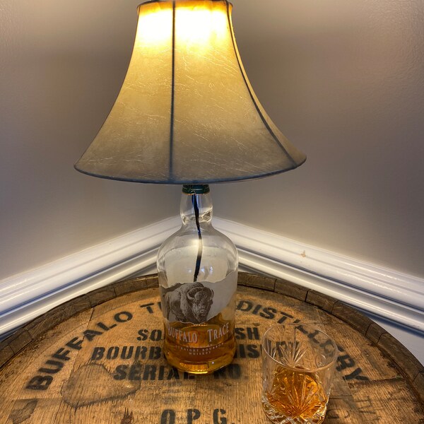 Buffalo Trace Bourbon Lamp - Etsy