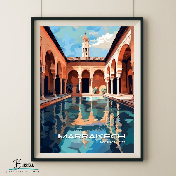 Marrakech Poster - Etsy