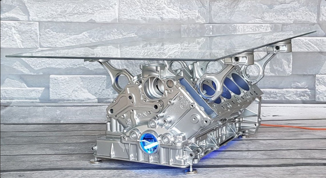 BMW M3 S65 V8 Mpower Engine Block Coffee Table Engine Table Table ...