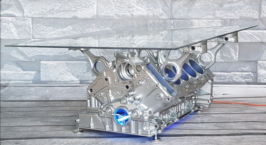 BMW M3 S65 V8 Mpower Engine Block Coffee Table Engine Table Table ...