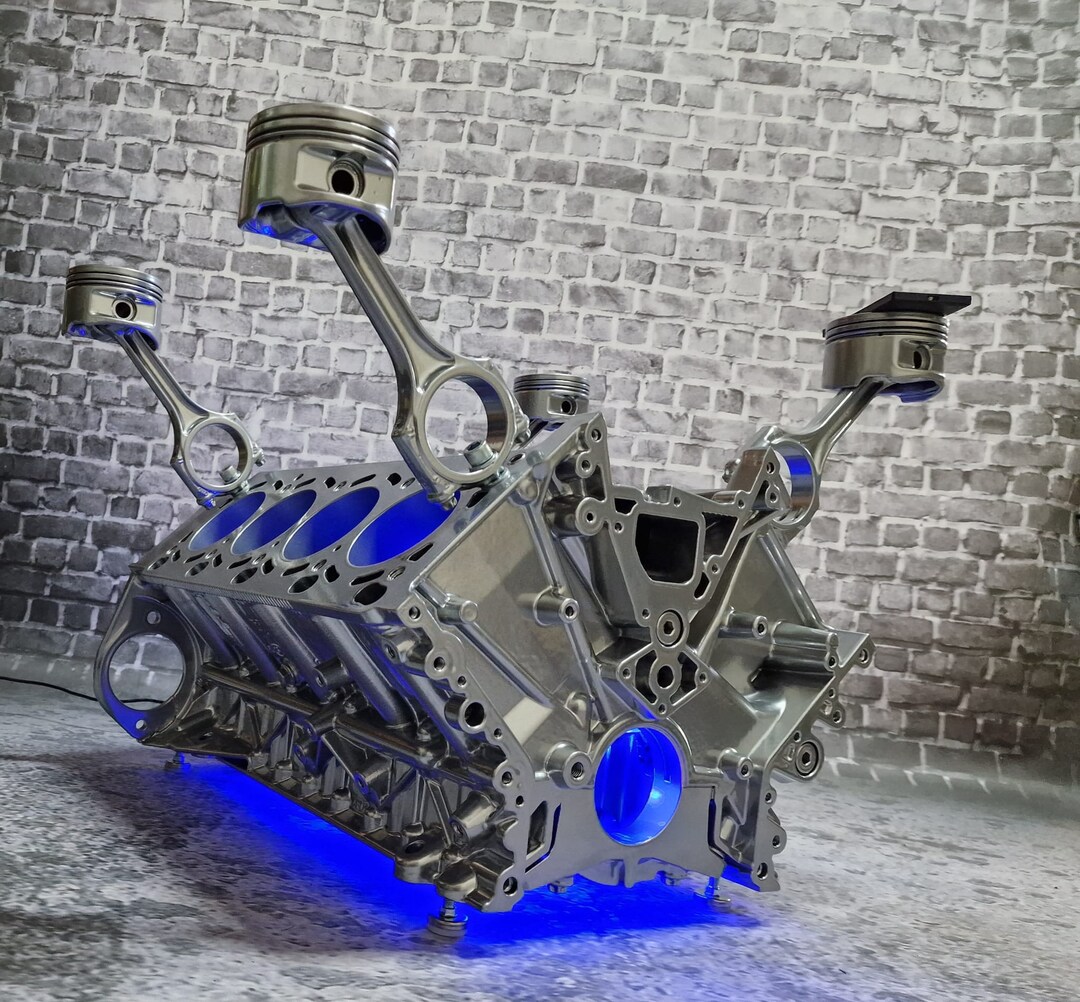 BMW 3.0l 3.5l V8 Engine Block Coffee Table Engine Table Table Engine ...