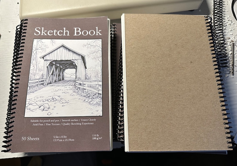 Sketchbook - 5.5x8.5in, 50 Sheets, Spiral Bound, Premium Drawing Pad ...