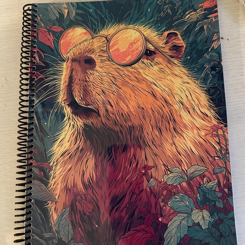 Spiral Journals Capybara - Etsy
