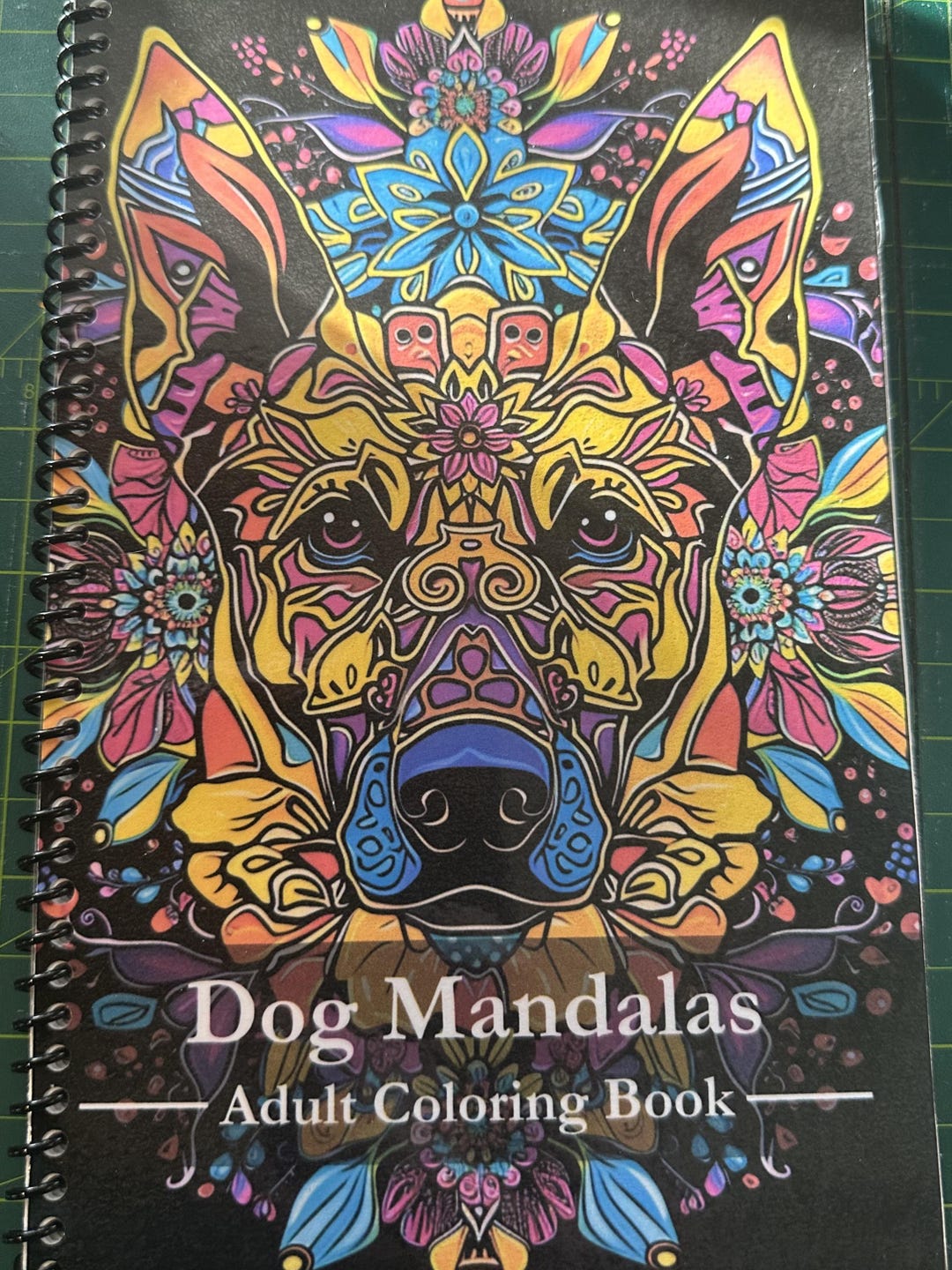 Dog Mandala Adult Coloring Book - Nature-inspired Designs, 50 Pages, 5 ...
