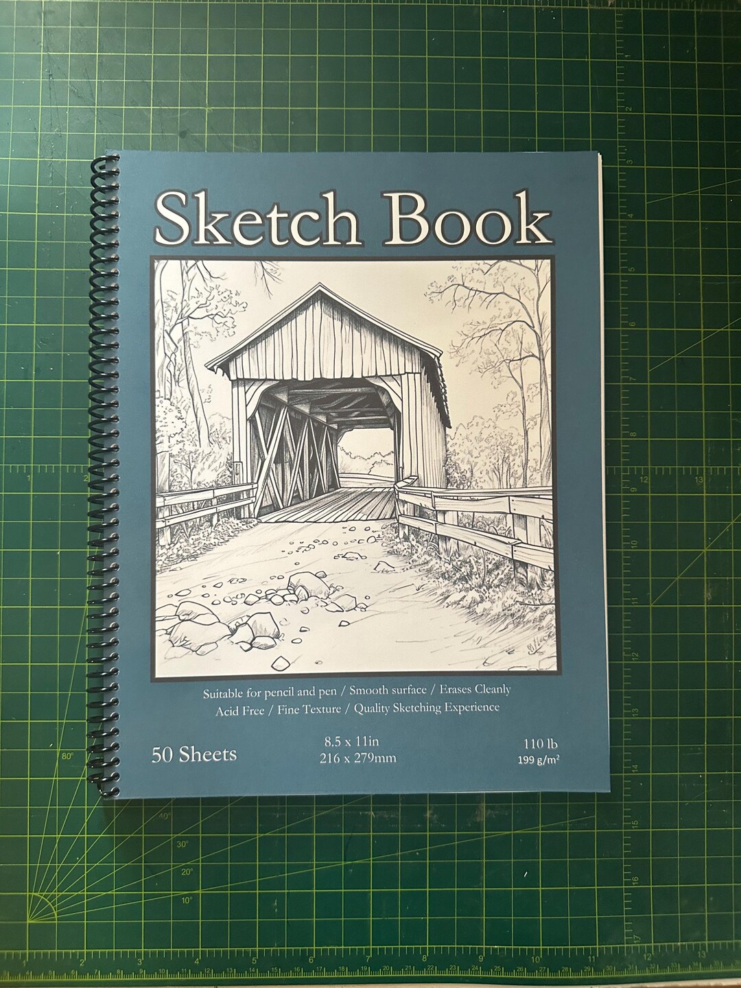 Sketchbook - 8.5x11in, 50 Sheets, Spiral Bound, Premium Drawing Pad ...