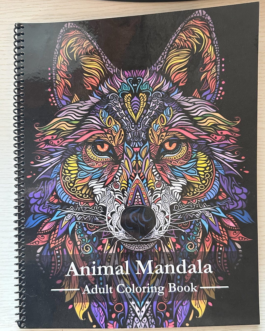 Animal Mandala Adult Coloring Book - Nature-inspired Designs, 50 Pages ...